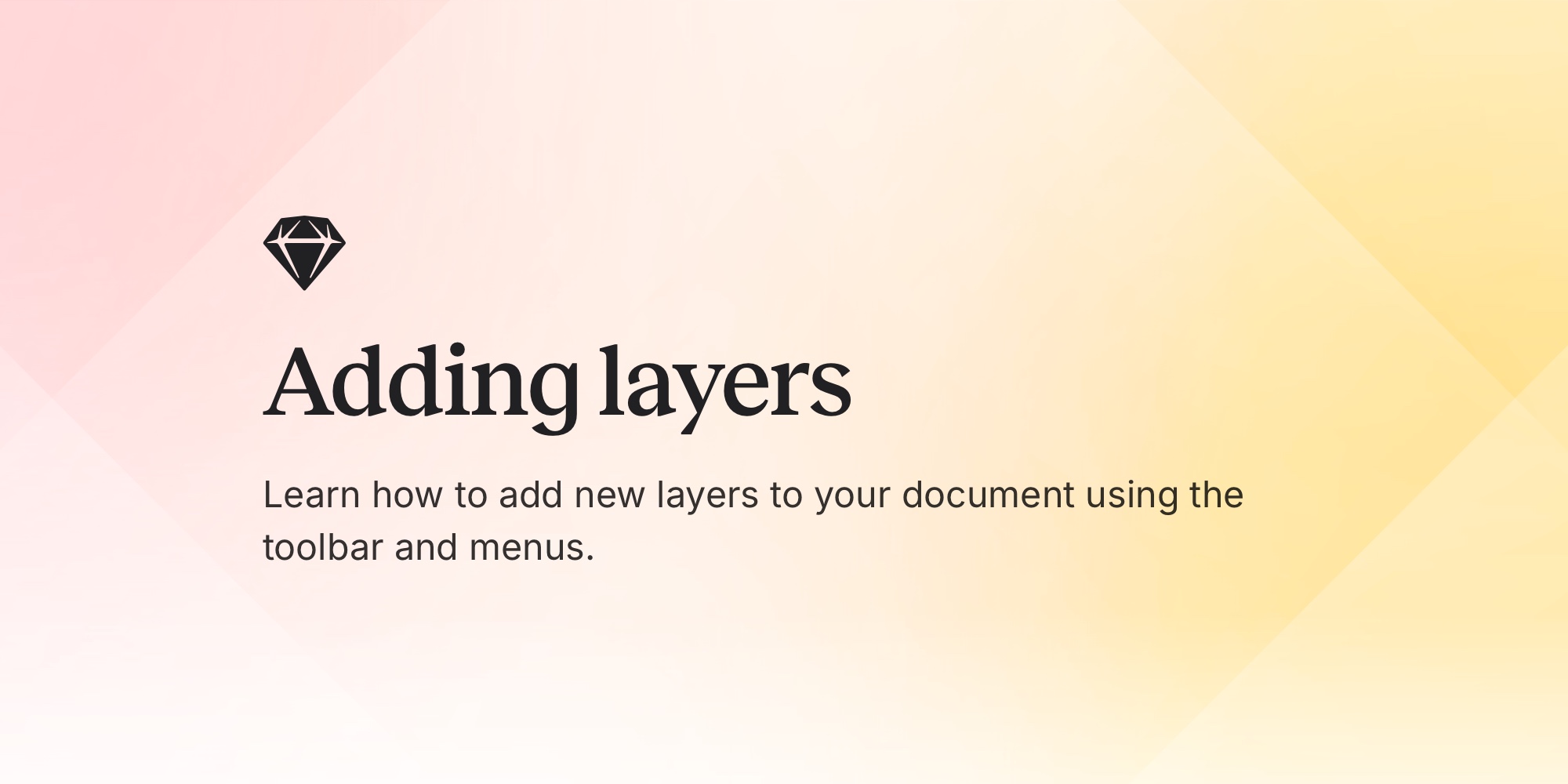 Adding layers · Sketch