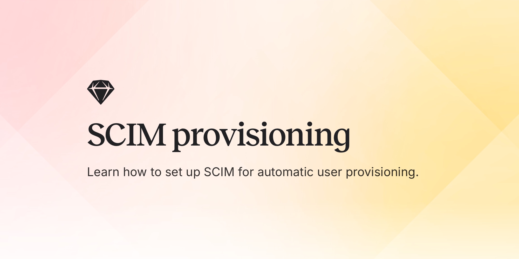 Setting up SCIM provisioning · Sketch