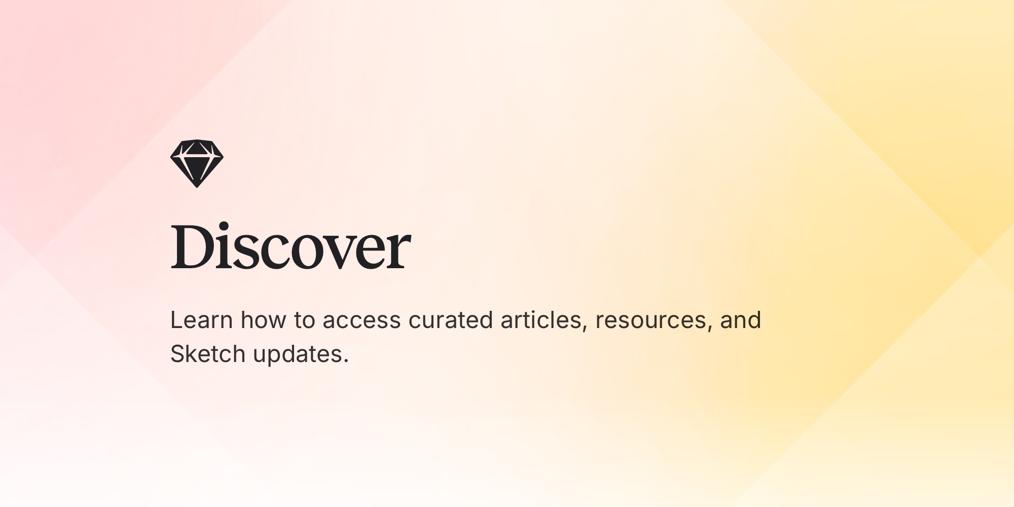 Discover · Sketch