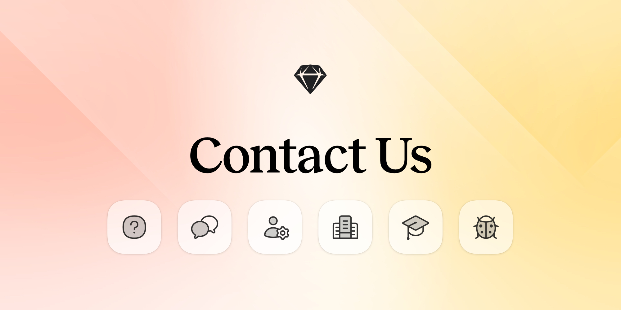 Contact Customer Support · Sketch